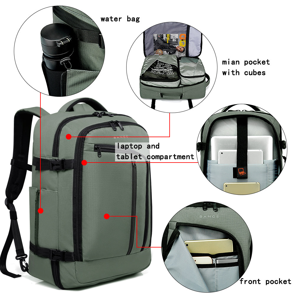 BANGE Travel Overnight Backpack,40-Liter FAA Flight Approved Weekender – BANGE bag